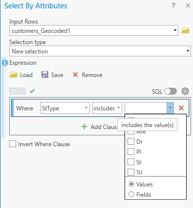 Drop Down List Select by Attributes - Esri Community