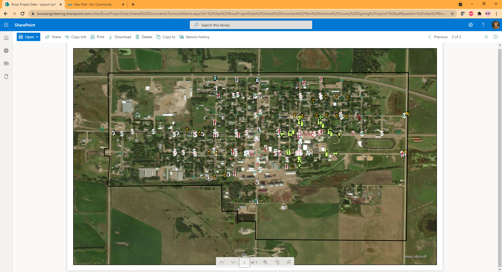 Solved: Why are my PDF Layout Maps showing up with weird s... - Esri ...