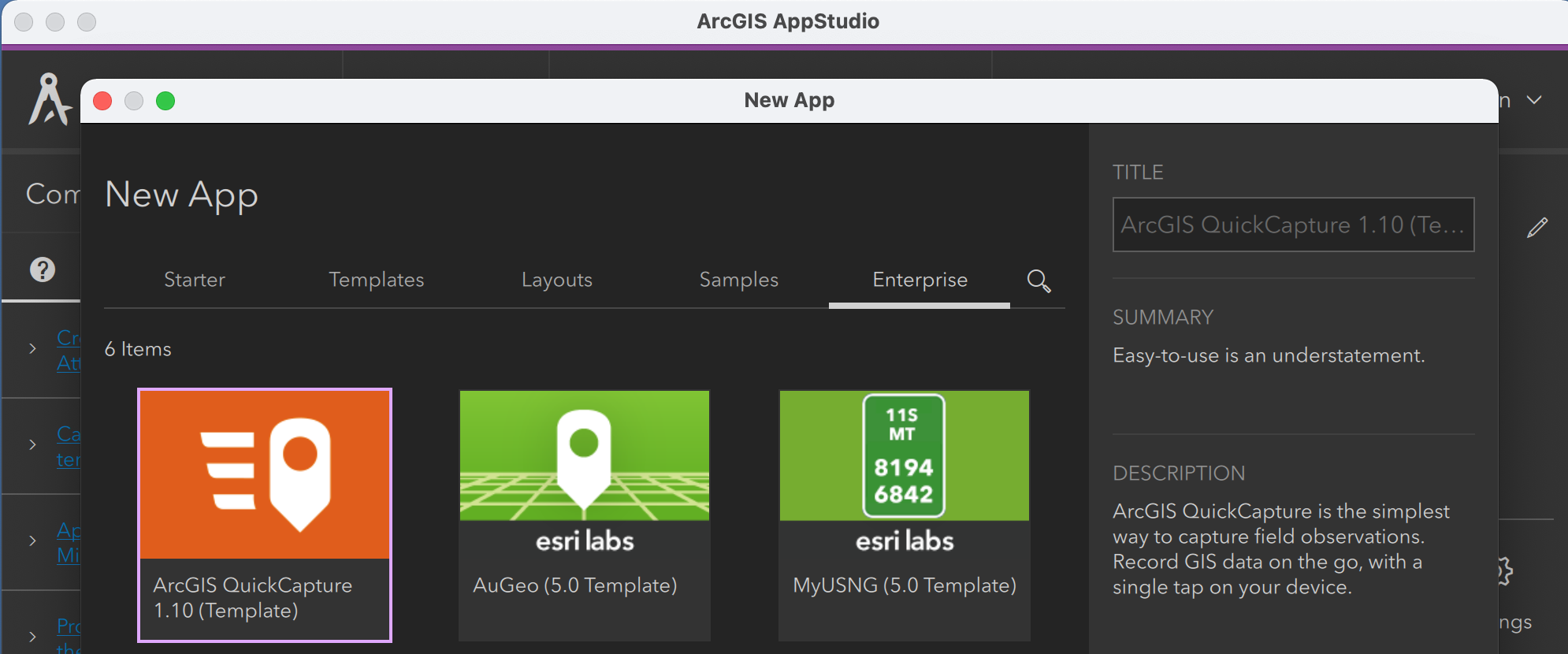 Solved: Appstudio Quick Capture Template Missing - Esri Community