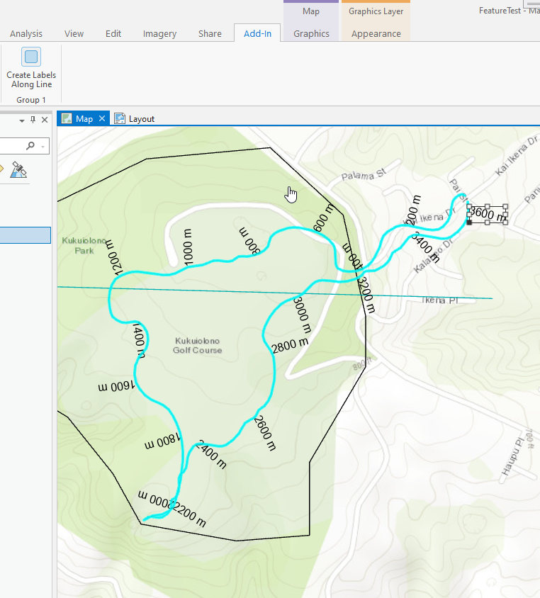 How to show labels on a Route feature class at spe... - Esri Community