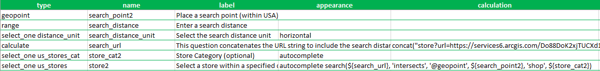 Dynamic Choice Lists using Search Appearance - Esri Community