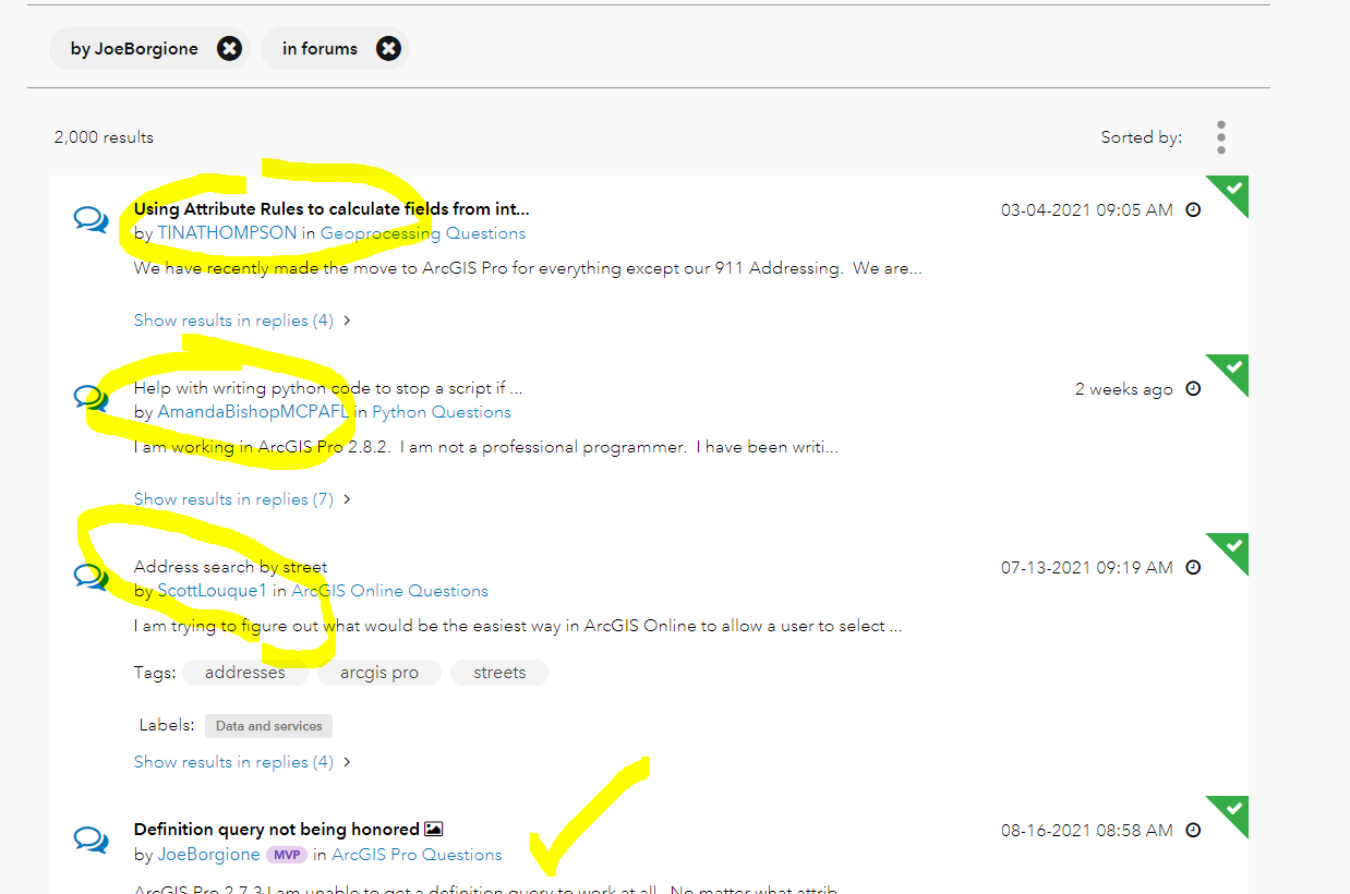 How to find your own content - Esri Community