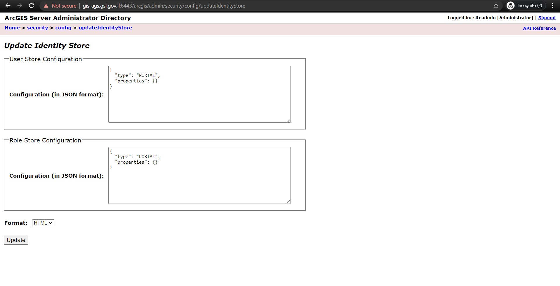 Error 500 when trying to open the main page of the... - Esri Community