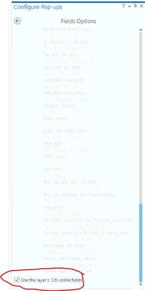 Change Configure Pop-Ups Field Options Layout - Esri Community