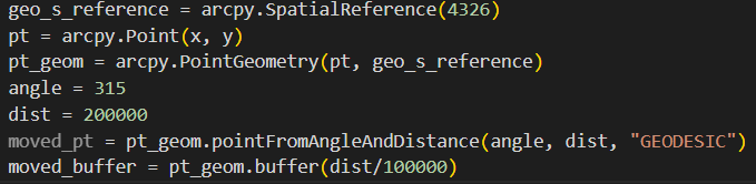 Solved: Problem of calculating distance between Point Geom... - Esri ...