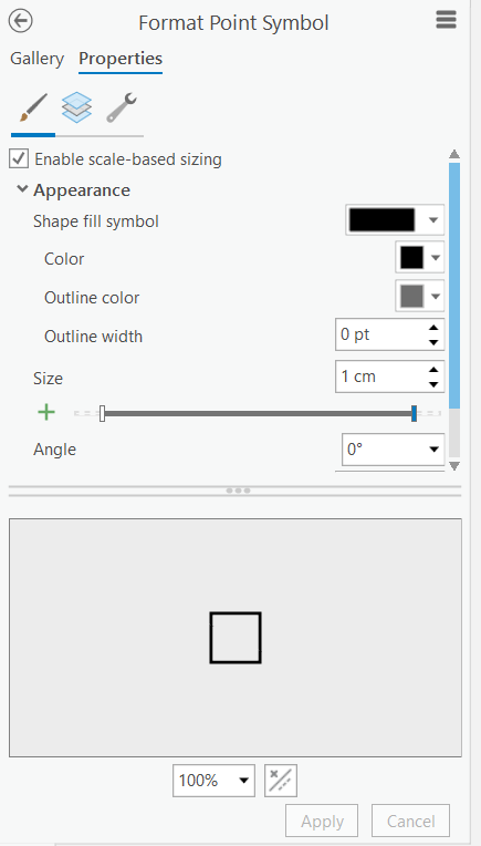 Create a symbol based on dimensions - Esri Community