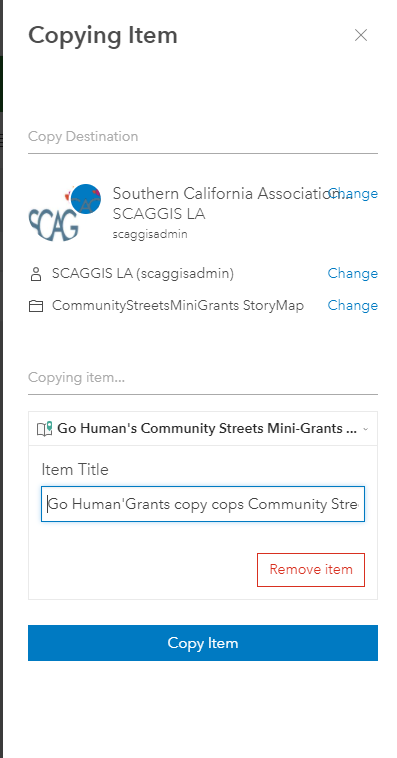 Solved: Can you transfer a Story to another ESRI account? - Esri Community