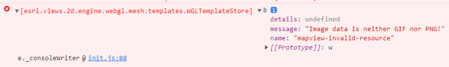 I get this error esri.views.2d.engine.webgl.mesh.t... - Esri Community