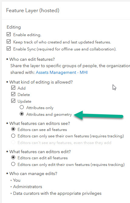 Collect New Gps Coordinates On Existing Feature In Esri Community