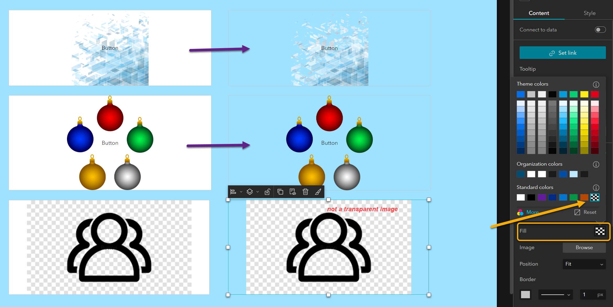 Solved: How to add images with transparent backgrounds on ... - Esri ...