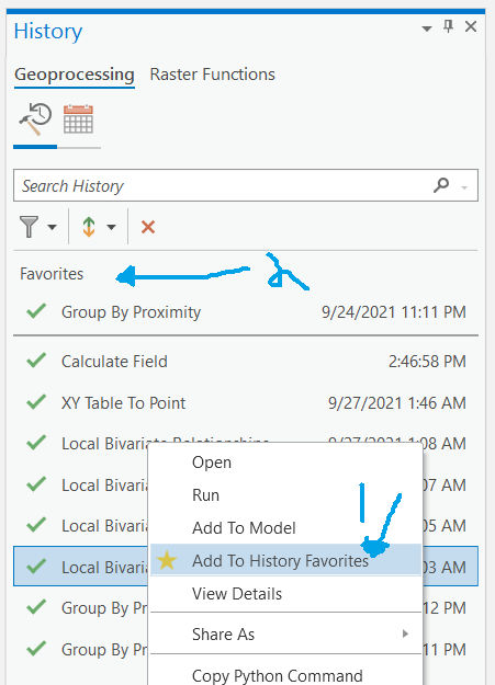 Improvements for History in ArcGIS Pro - Esri Community