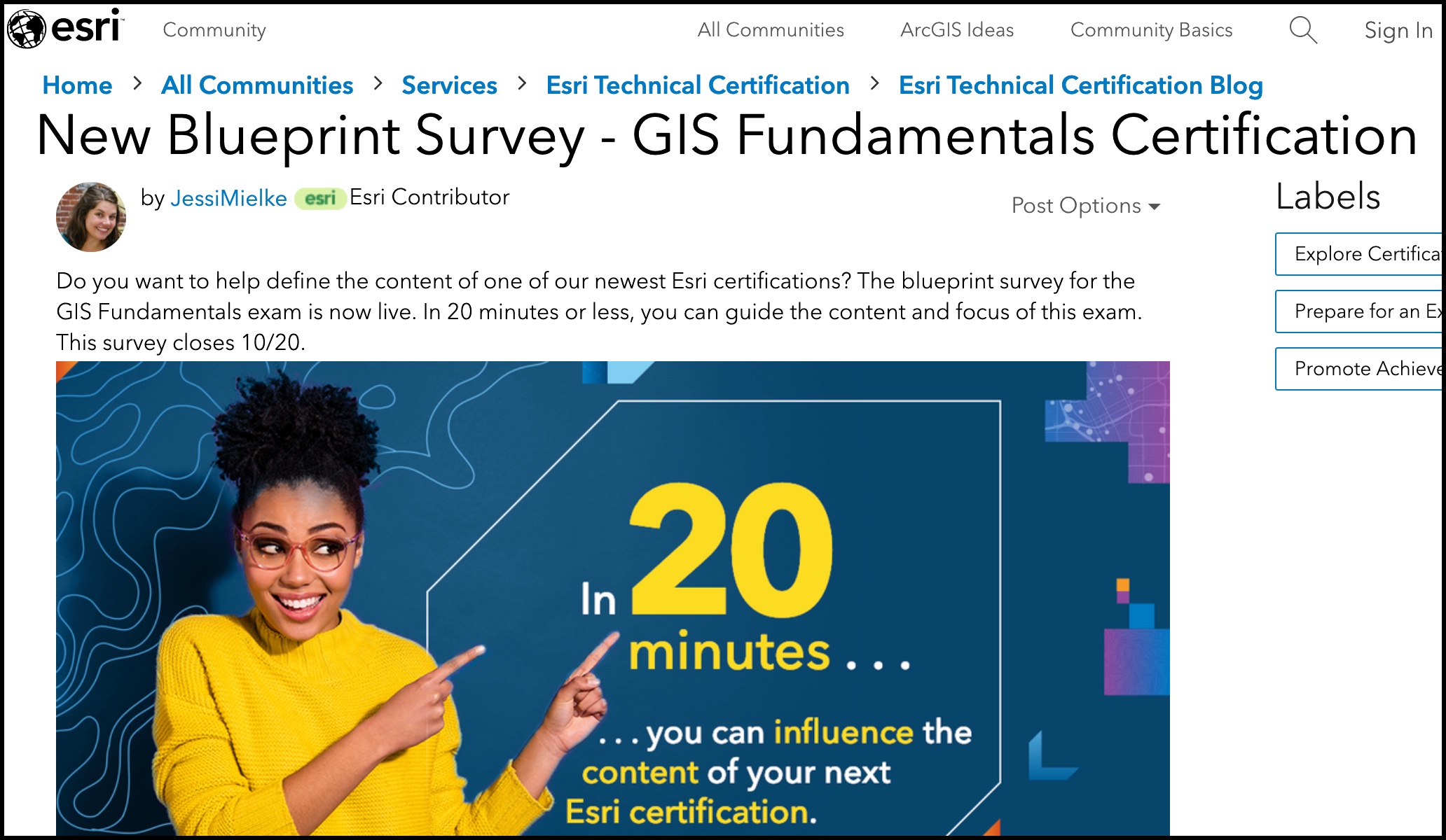Fun with GIS 299: New Certification - Esri Community