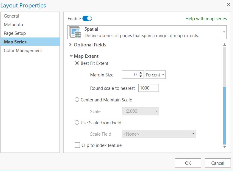 Solved: Map Series Best Fit Extent Issue - Esri Community