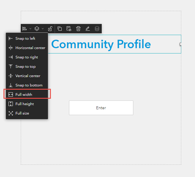 Correct settings so all text, images, and widgets ... - Esri Community