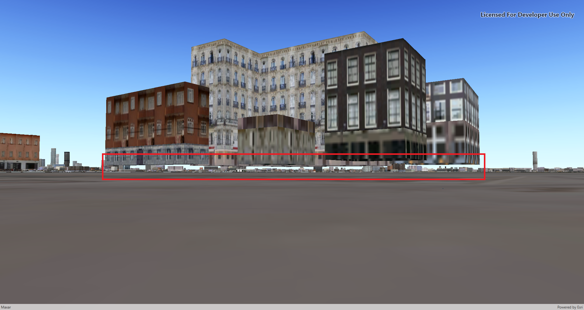 Solved Showing Gap Between Basemap And 3d Object In Wpf Esri Community