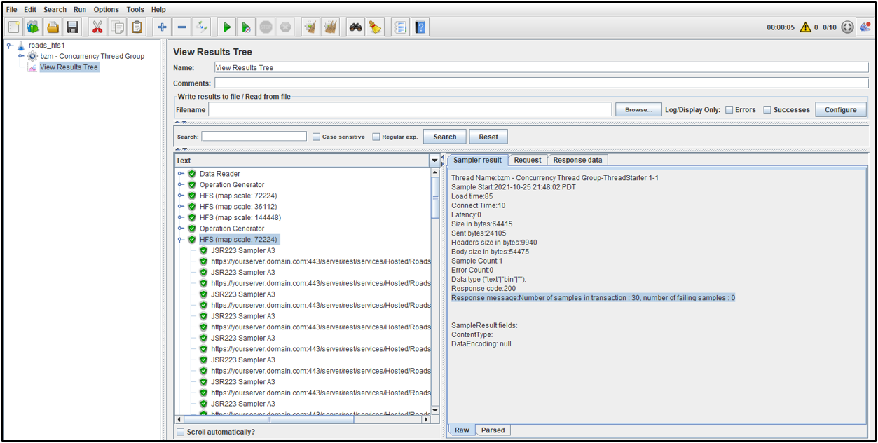 Creating a Load Test in Apache JMeter Against a Ho... - Esri Community