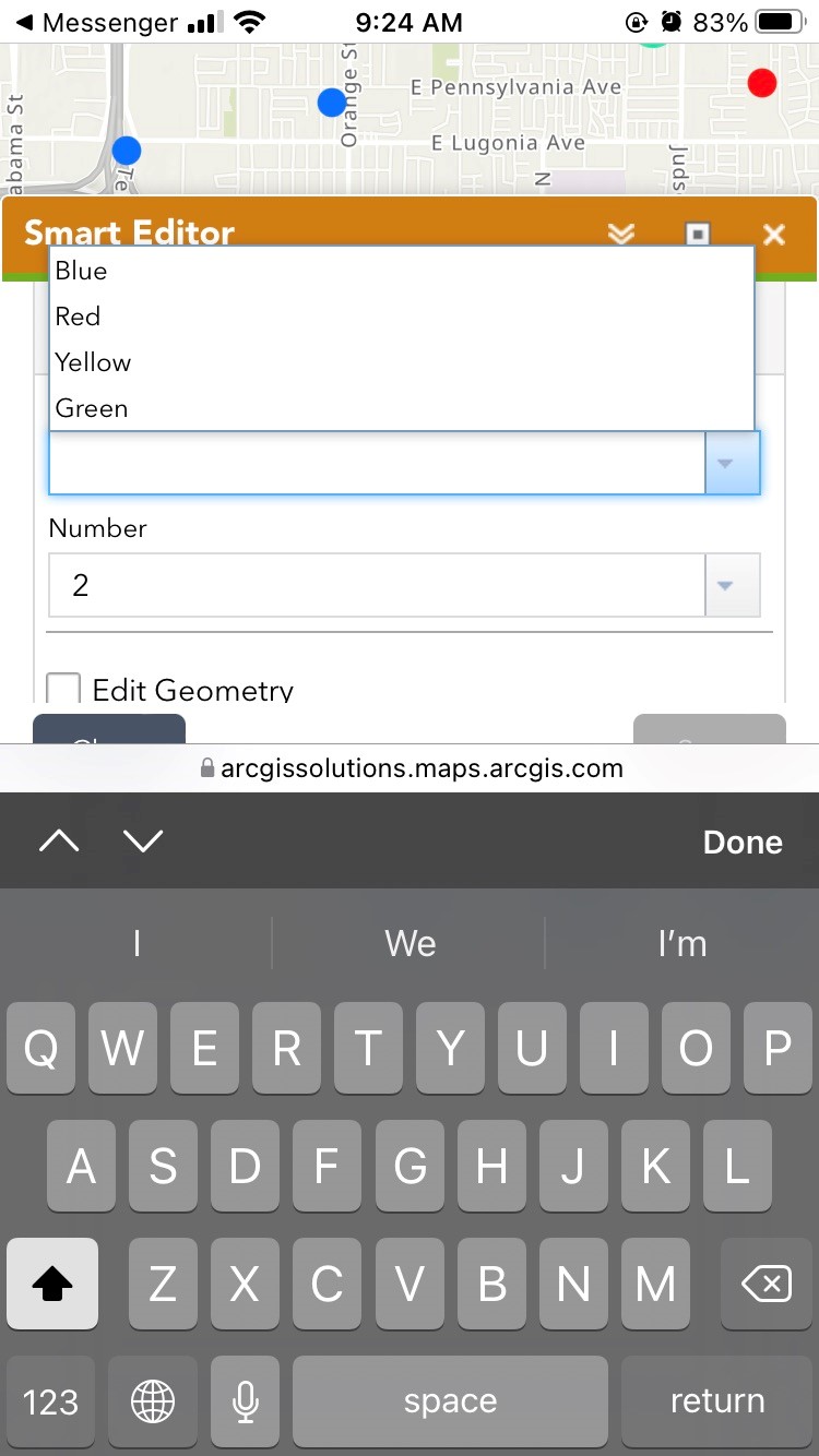 Smart editor: Can I choose buttons instead of drop... - Esri Community