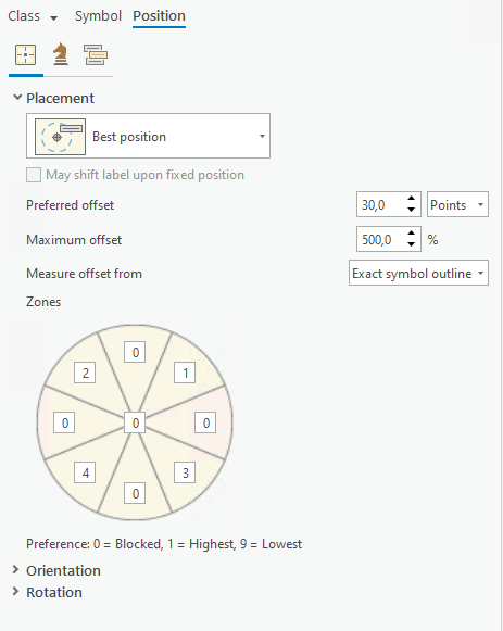 How to create balloon label with certain distance ... - Esri Community