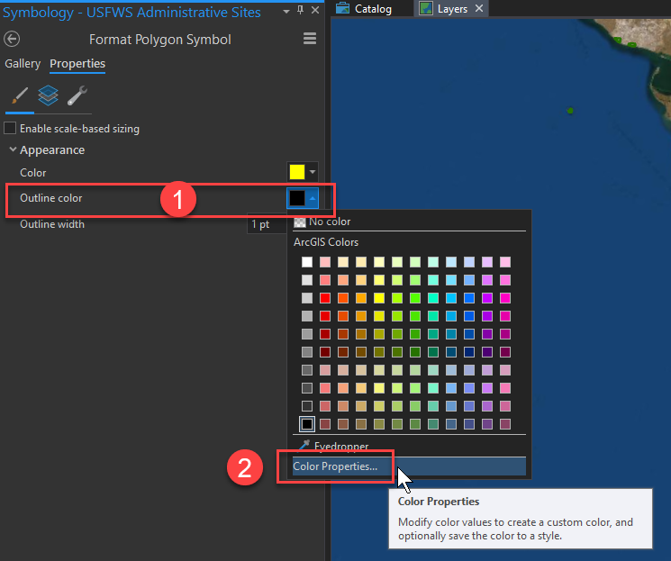 Ability to Separate Transparency for Fill vs. Outl... - Esri Community
