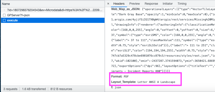 Print widget: how to get selected layout and forma... - Esri Community