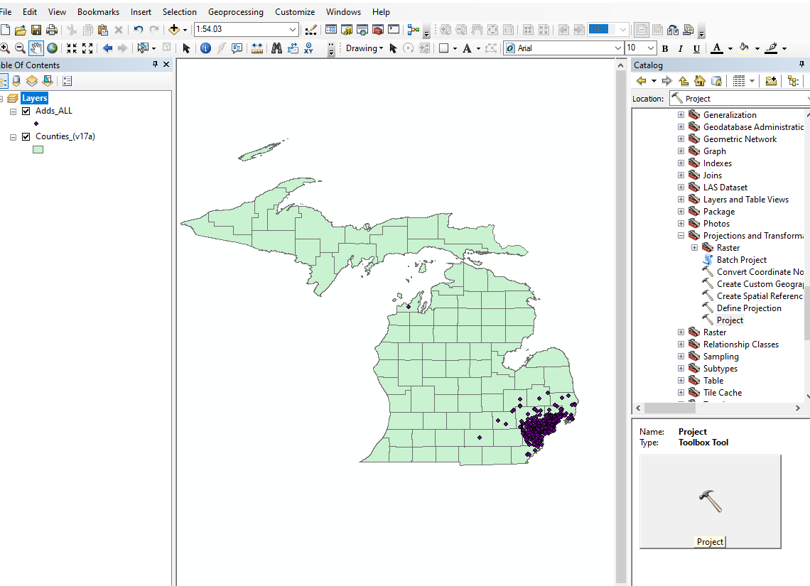 Kernel density not showing up correctly - Esri Community
