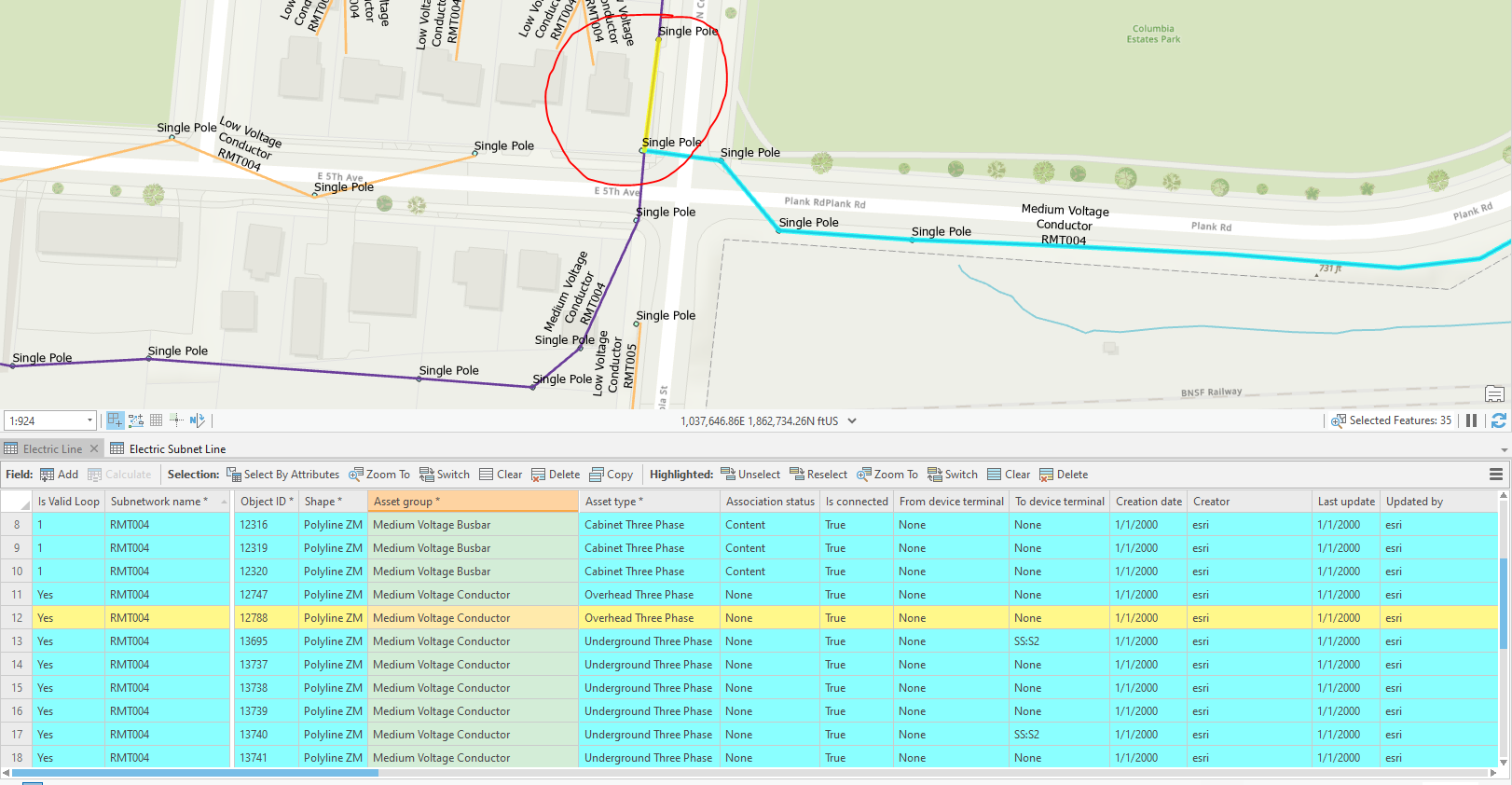 Electric UN Loop Trace - Esri Community