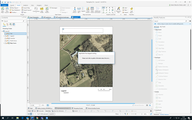 Solved: Pro crashes after adding text to layout and annoyi... - Esri ...