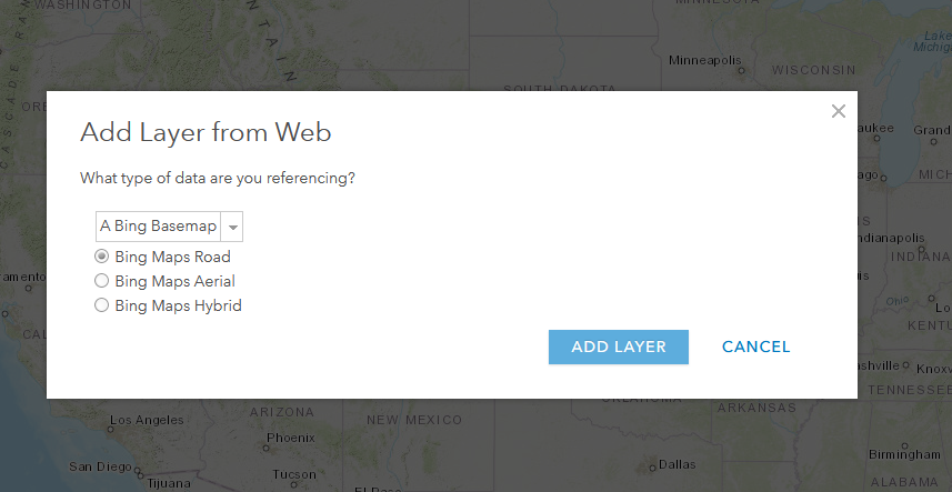 Bing basemaps? Custom basemaps? - Esri Community