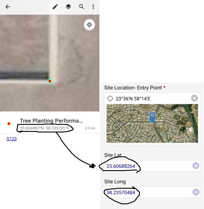Solved: Survey 123 how to use pulldata to set the location... - Esri Community