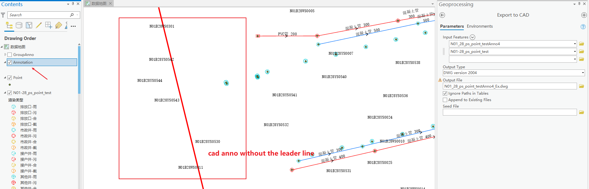 How can I export annotation layers to CAD with the... - Esri Community