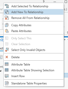 Adding related table records in arcgis pro - Esri Community