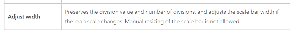Set scale bar length by map units - Esri Community