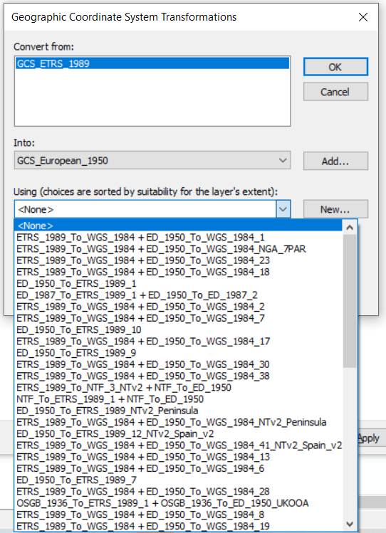 Solved: Coordinate System Transformation - Esri Community
