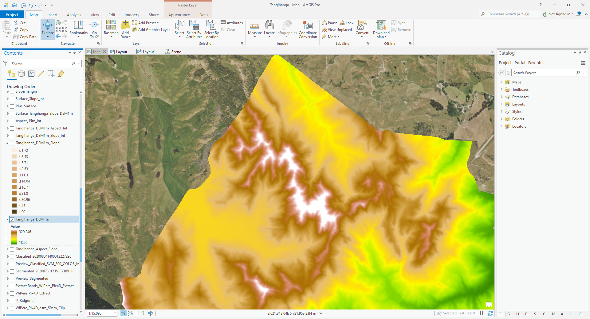Solved: Slope on mosaic to new raster - Esri Community