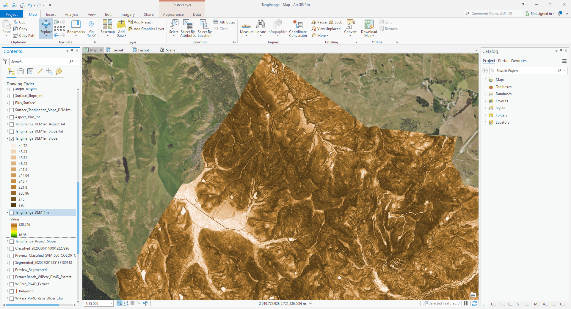 Solved: Slope on mosaic to new raster - Esri Community
