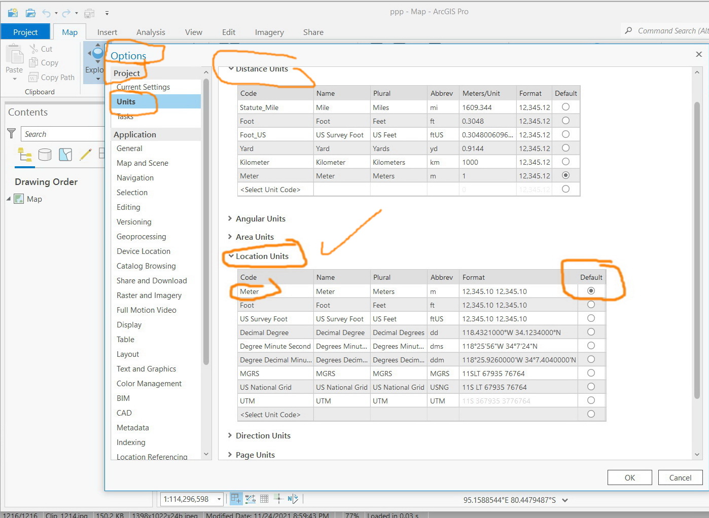 ArcGIS Pro: How to set the default unit for map to... - Page 3 - Esri ...