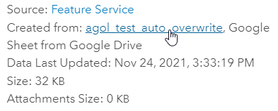 Automatically overwrite google sheets feature laye... - Esri Community
