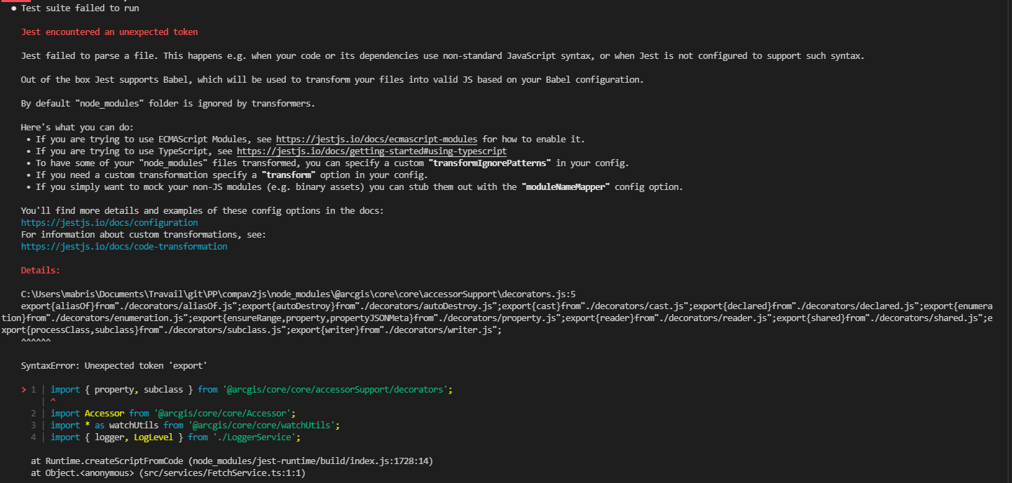 Solved Testing Arcgis For Javacript React Components Usin Esri
