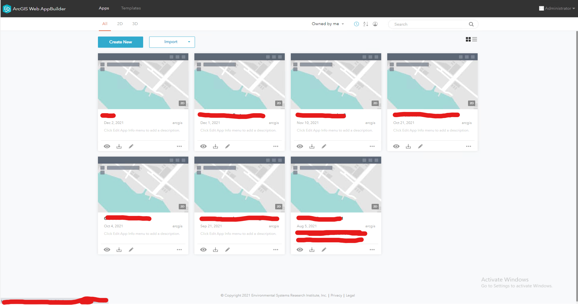 Can't see all applications in Webappbuilder - Esri Community