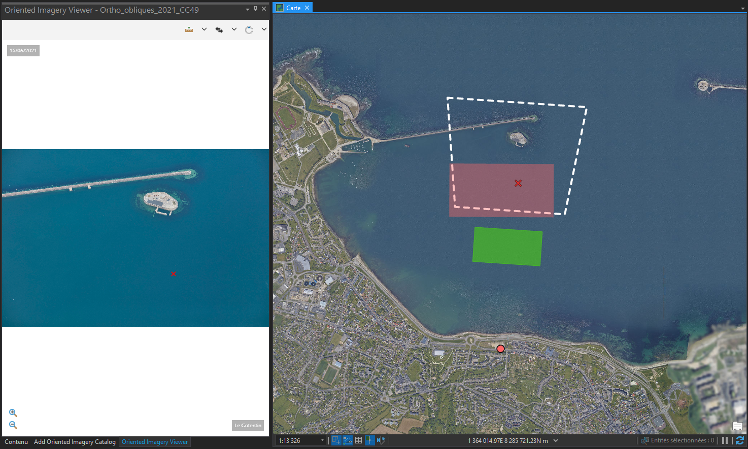 Projection system and Oriented Imagery Catalog - Esri Community