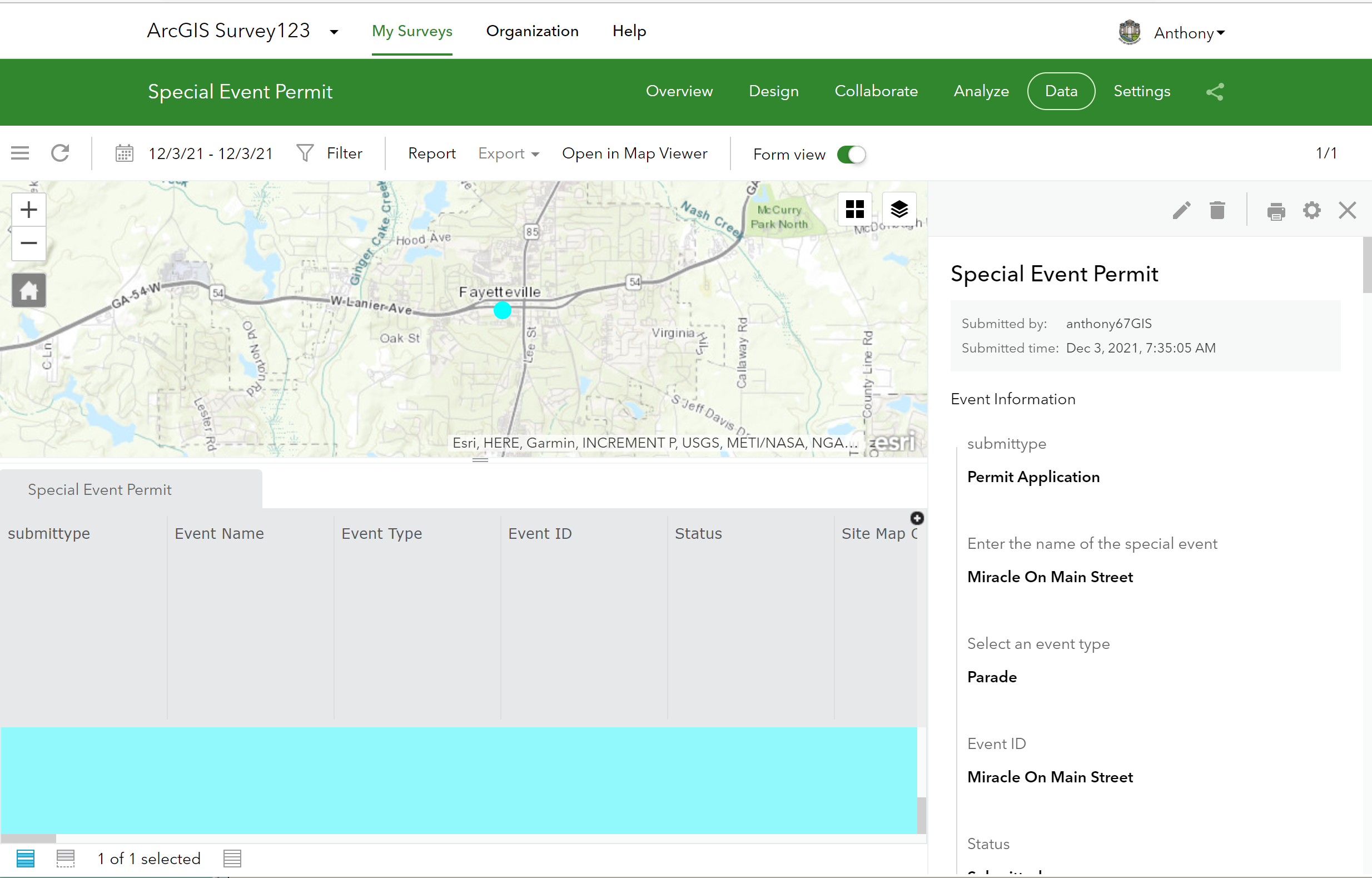 Special Event Permit Manager - Esri Community