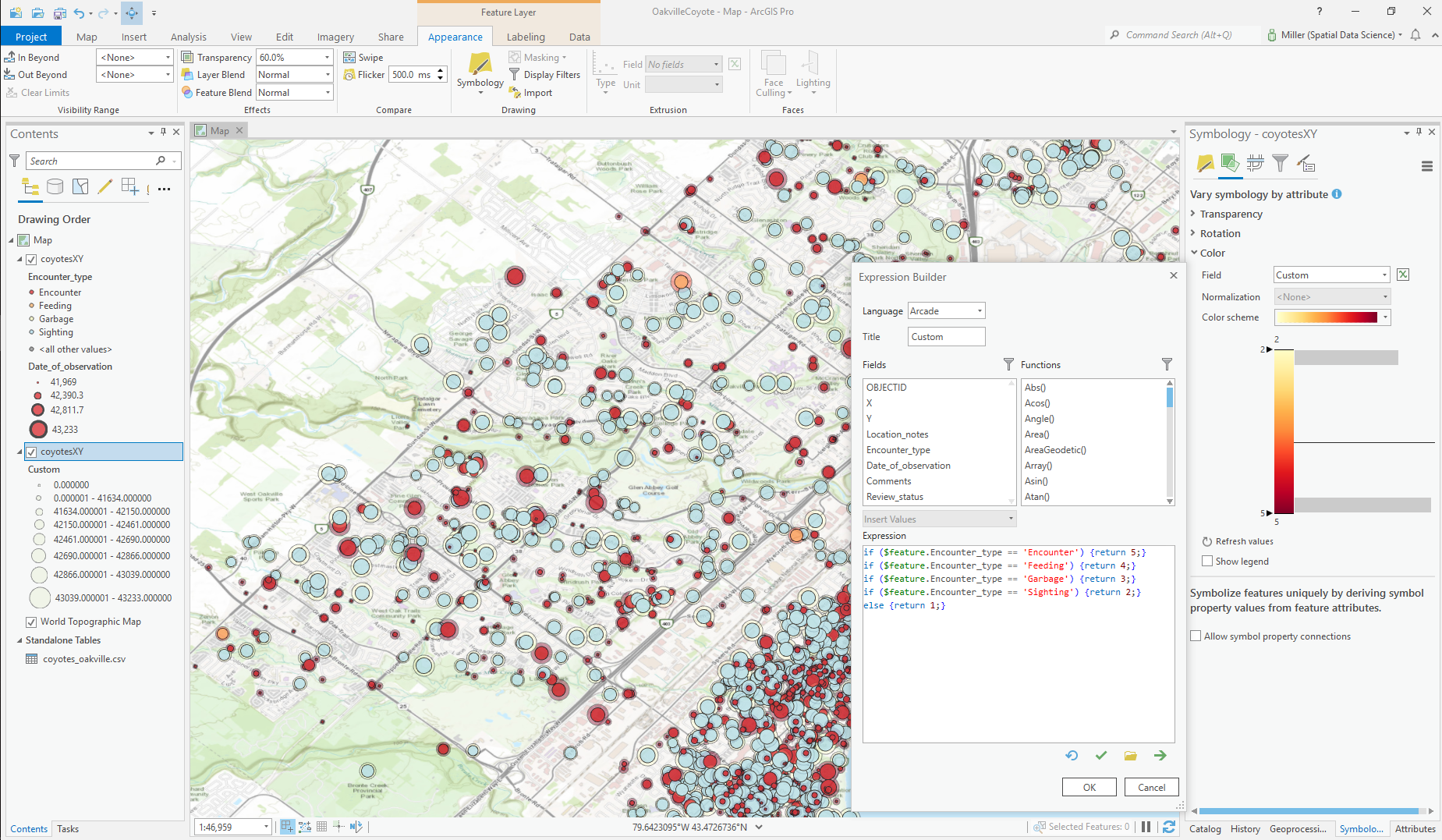 How to vary symbol shape and color based on a non-... - Esri Community