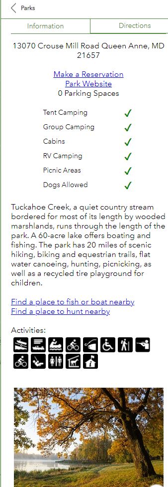 Recreation Outreach Solution - Park Locator App - Esri Community