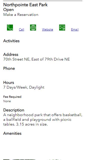 Recreation Outreach Solution - Park Locator App - Esri Community