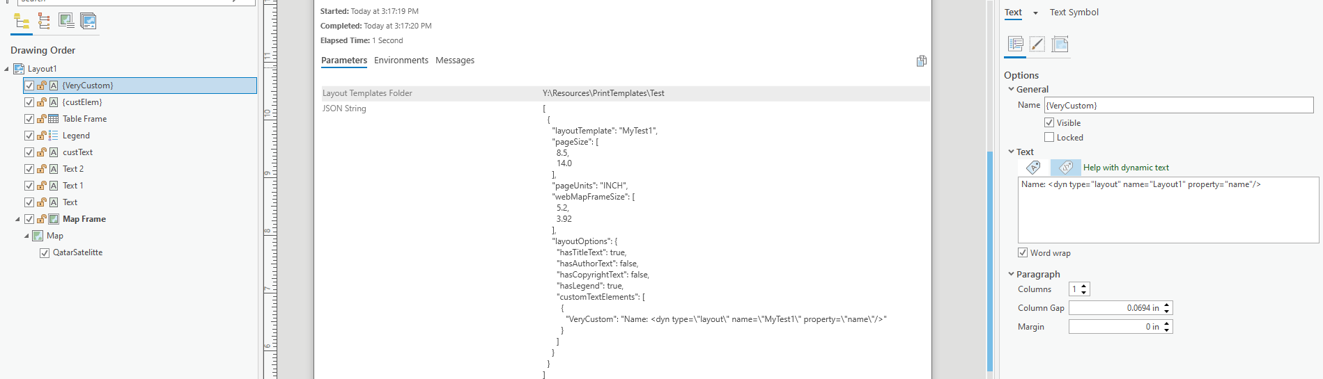Solved: Custom Text Elements in Print Template using Javas... - Esri ...