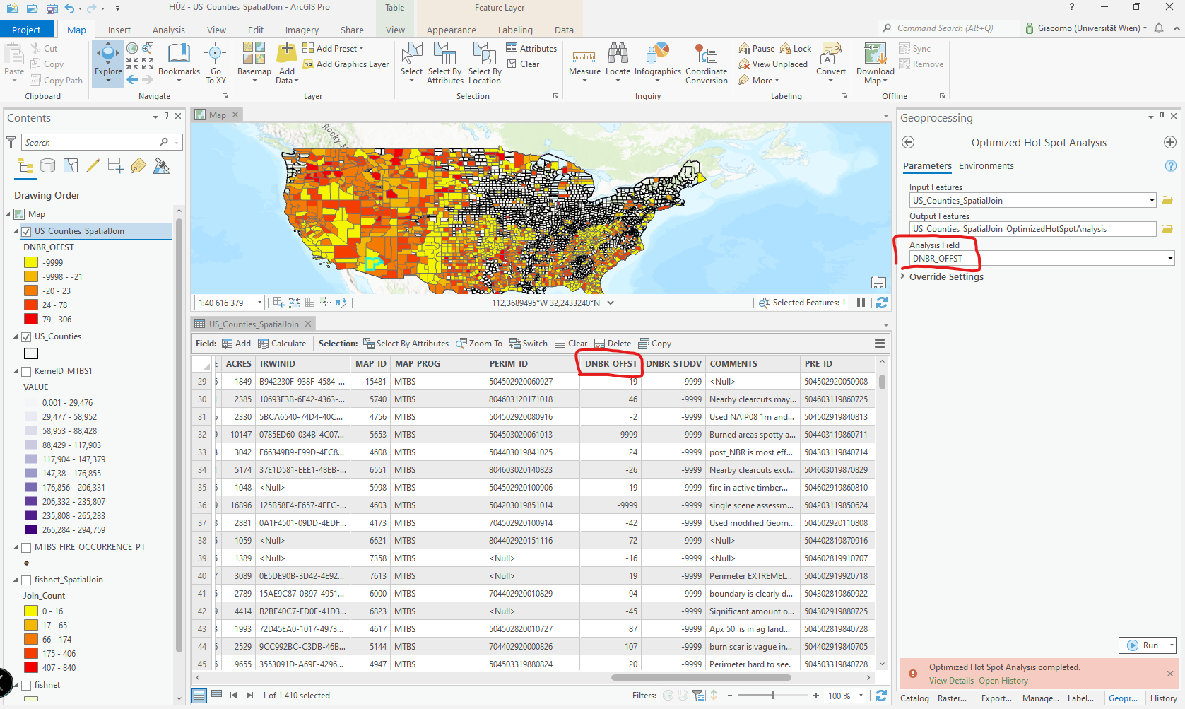 Solved: Problem with the Optimized Hot Spot Analysis - Esri Community