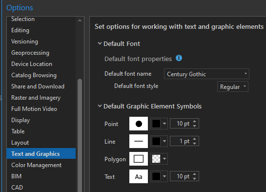 Solved: Set default font in ArcGIS Pro - Esri Community