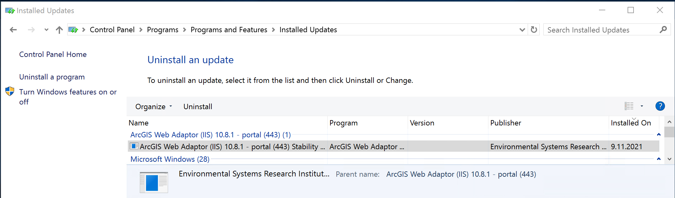 'Internal server error 500' error message in Porta... - Esri Community
