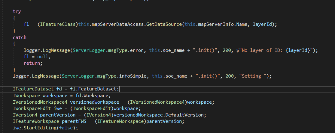 Solved: edit session arcgis enterprise sdk - Esri Community