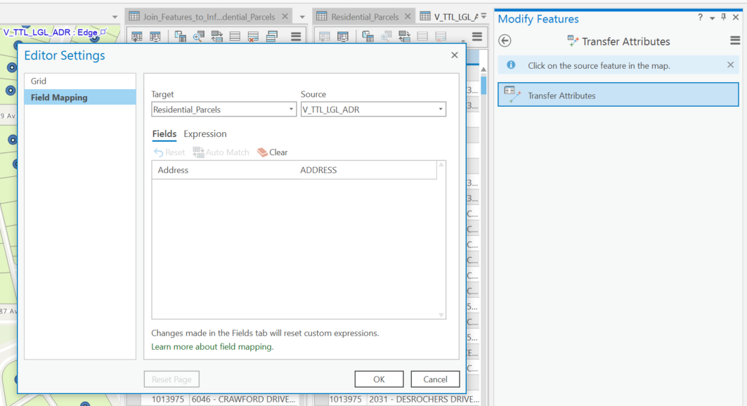Solved: Attribute transfer mapping in ArcGIS Pro - Esri Community